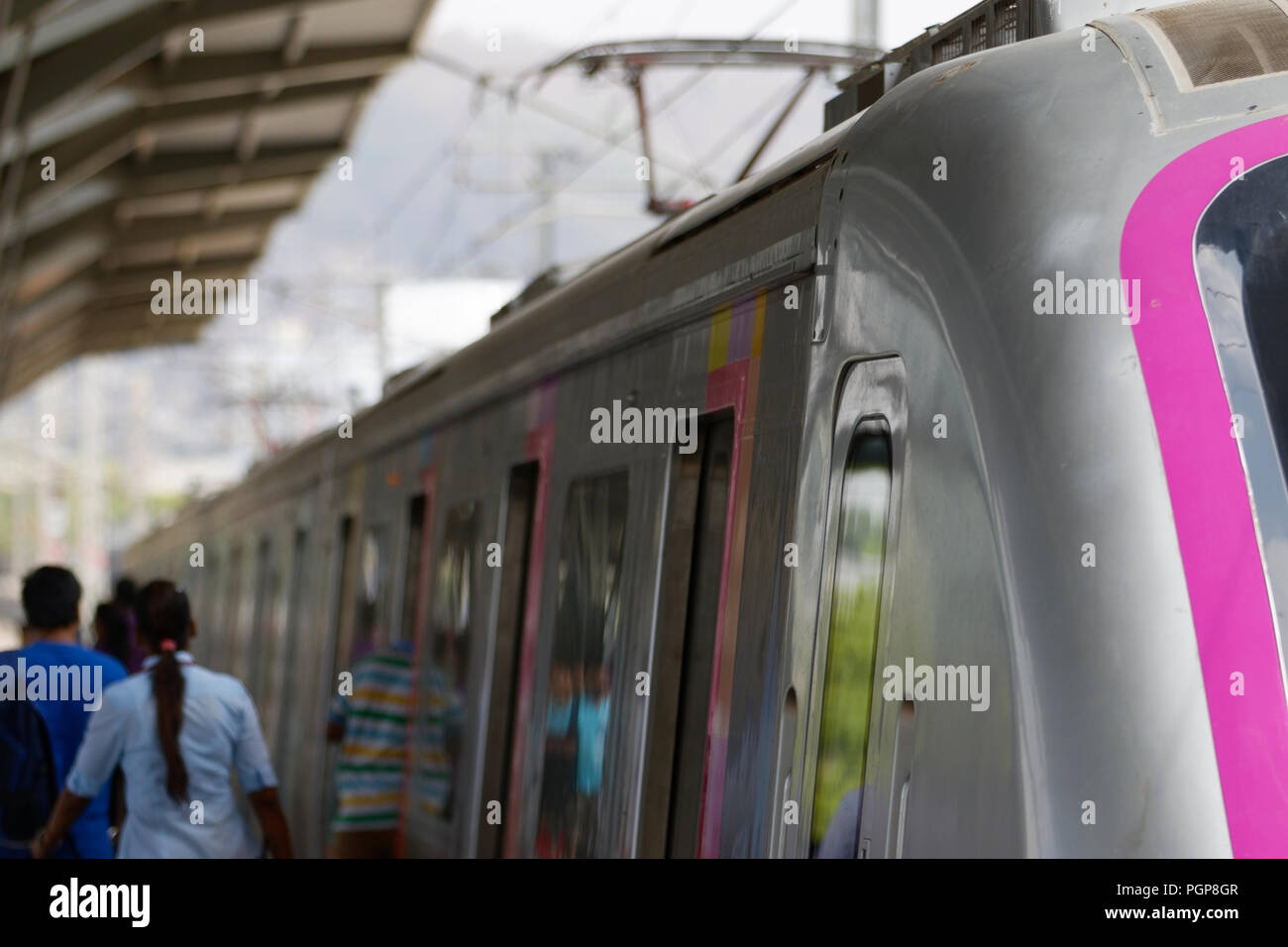Mumbai Metro train interior and exterior. Comfortable, modern , fast ...