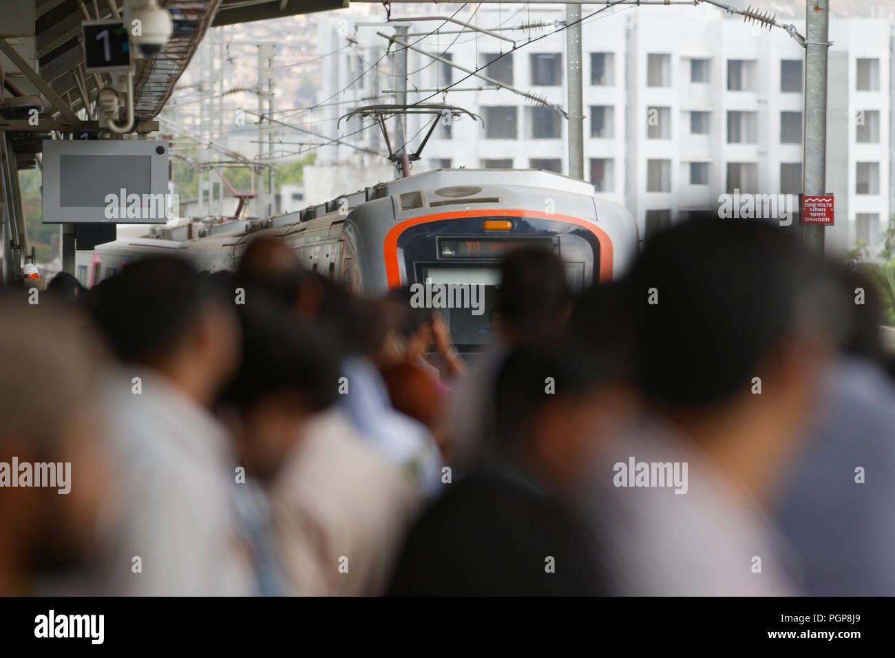 Mumbai Metro train interior and exterior. Comfortable, modern , fast ...