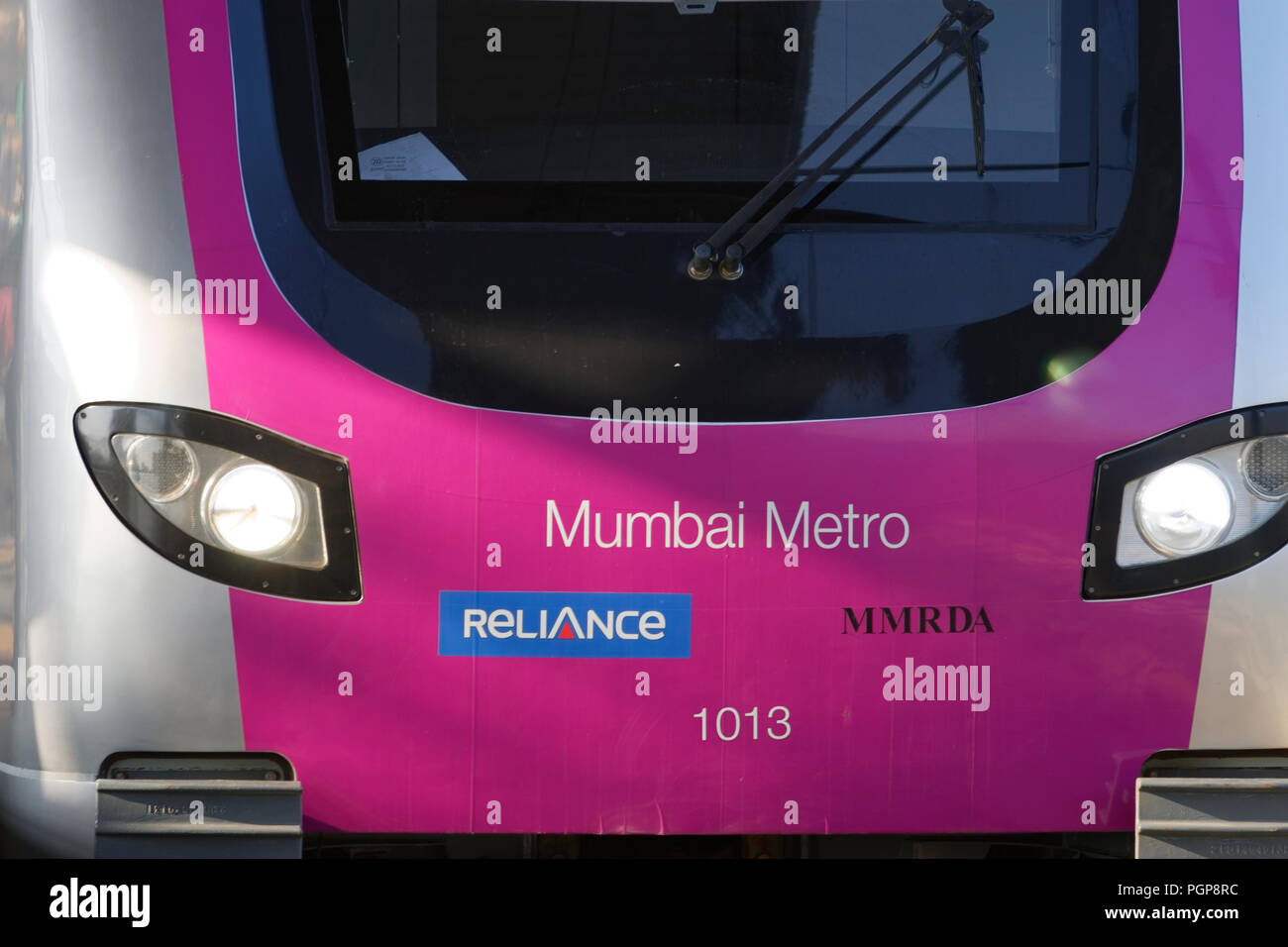 Mumbai Metro train interior and exterior. Comfortable, modern , fast ...