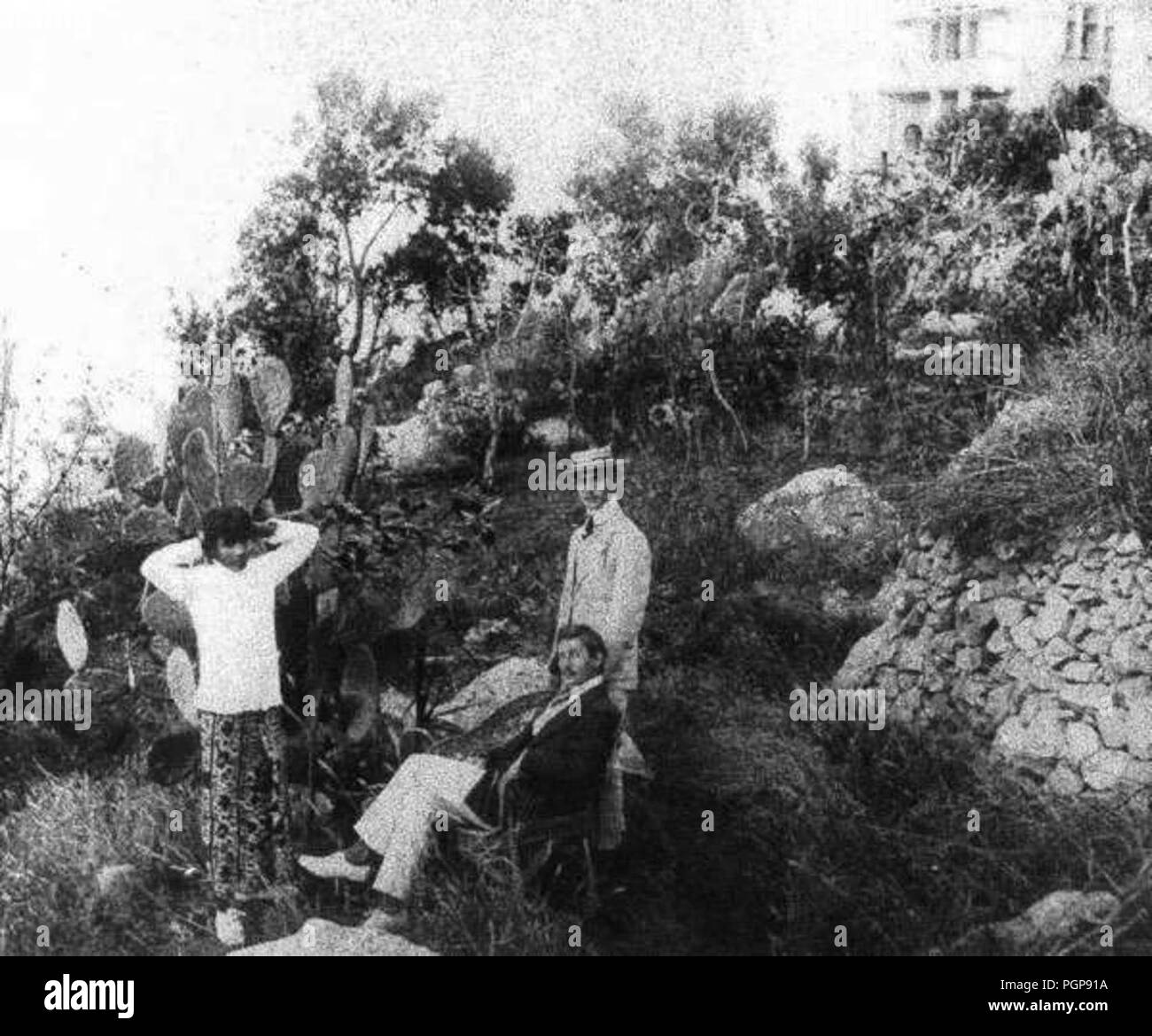 Jacques Fersen and Nino Cesarini (and their Sri Lanka servant), Capri ...