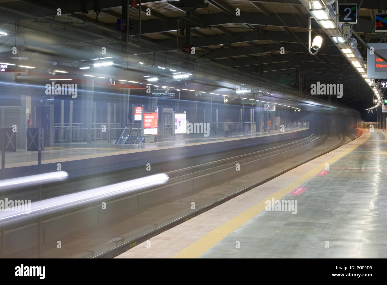 Mumbai Metro train interior and exterior. Comfortable, modern , fast ...