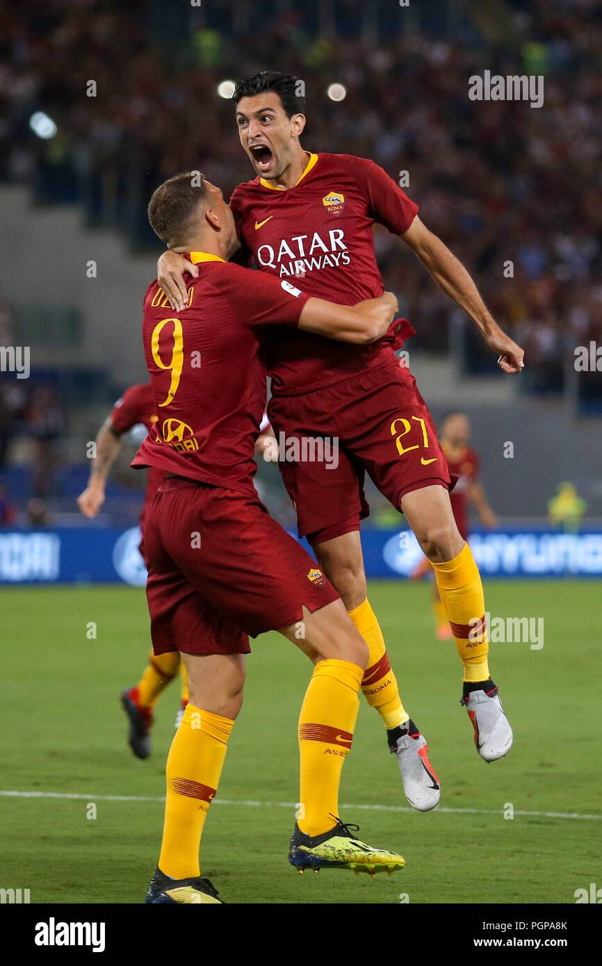 Rome, Italy. 27th Aug, 2018. 27th August 2018, Stadio Olimpico, Rome ...