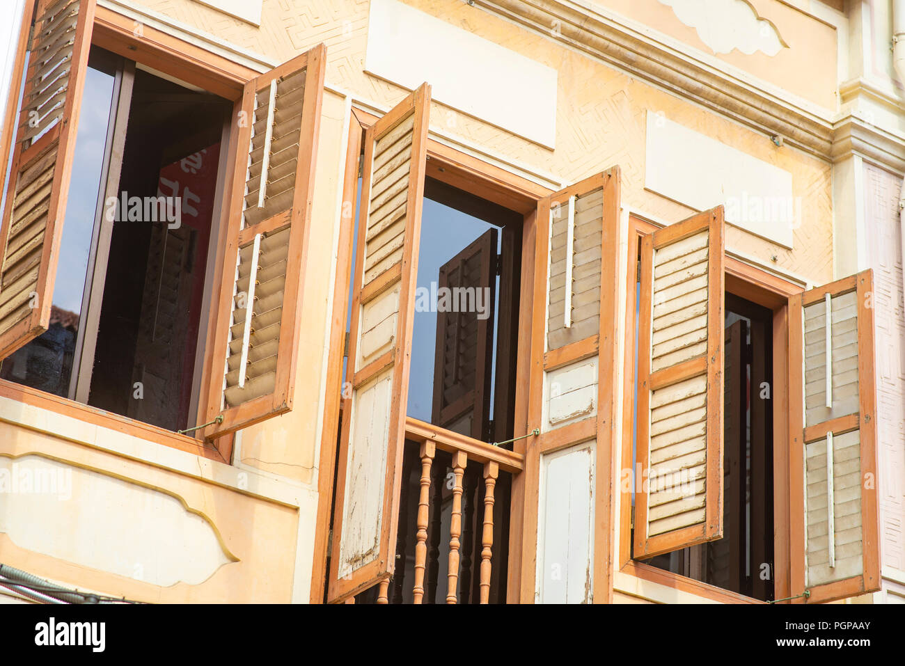 colorful of window and door texture background Stock Photo - Alamy