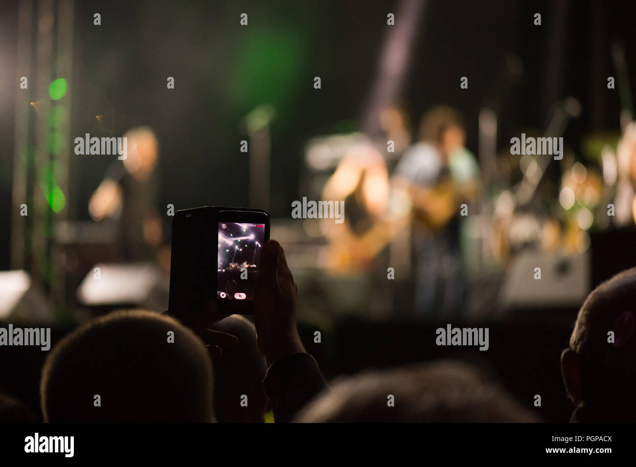Shooting concert on stage hi-res stock photography and images - Alamy