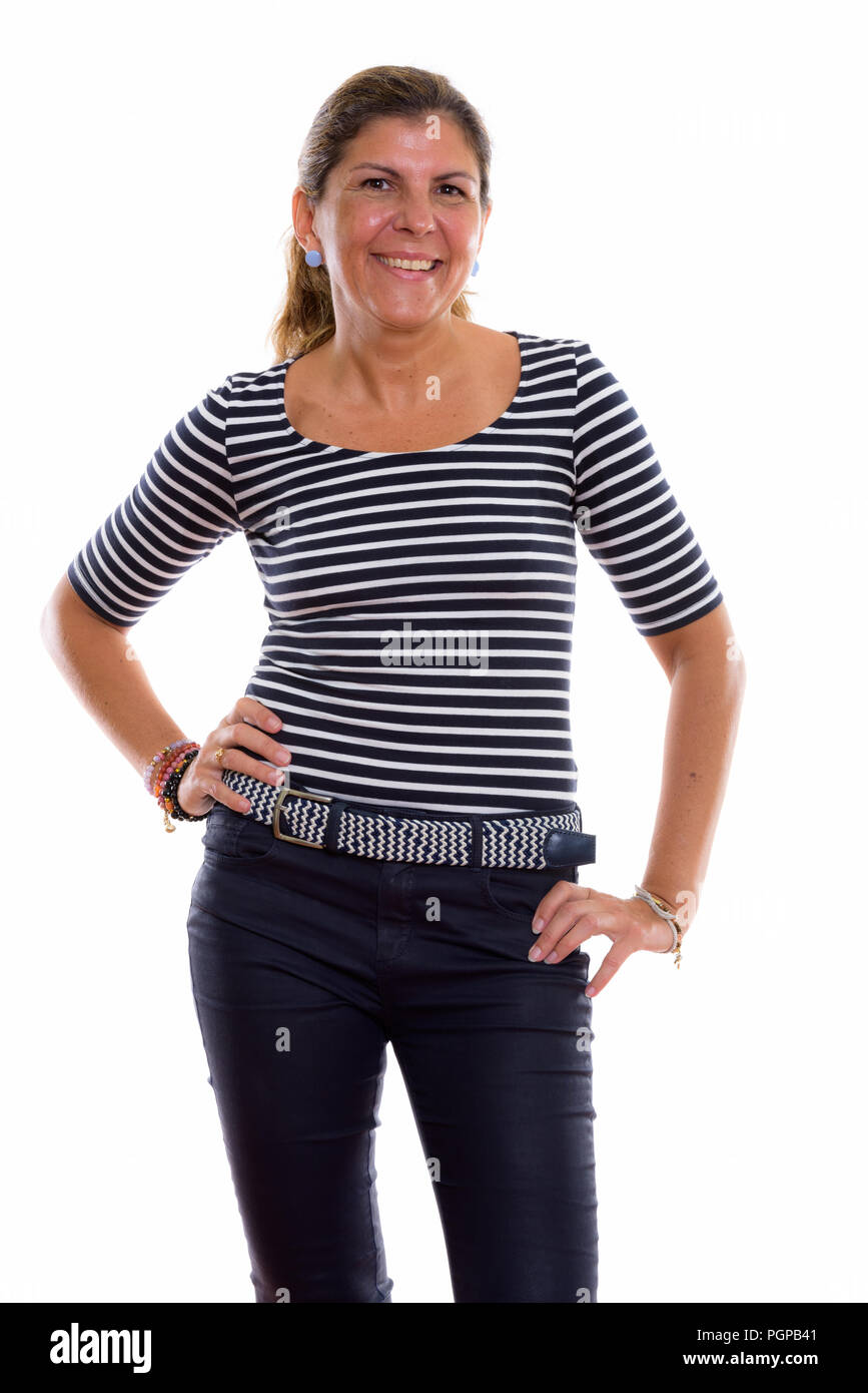 40s female smiling hi-res stock photography and images - Alamy