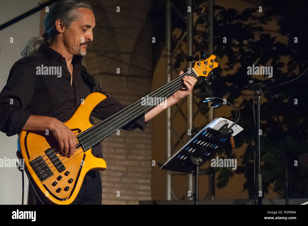 Rome, Italy. 26th Aug, 2018. The Italian drummer, band leader and ...