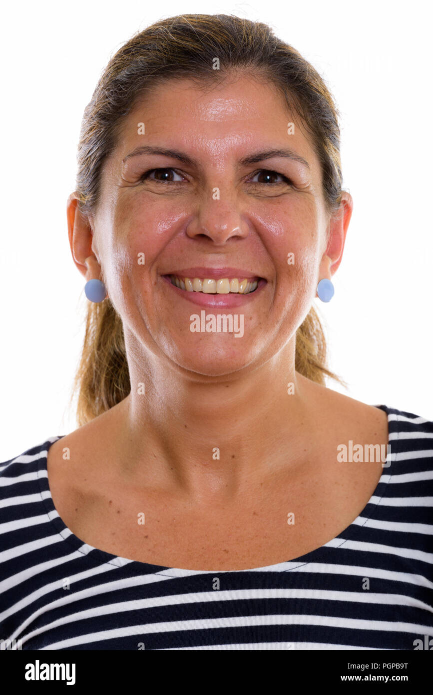 Mature female face hi-res stock photography and images - Alamy