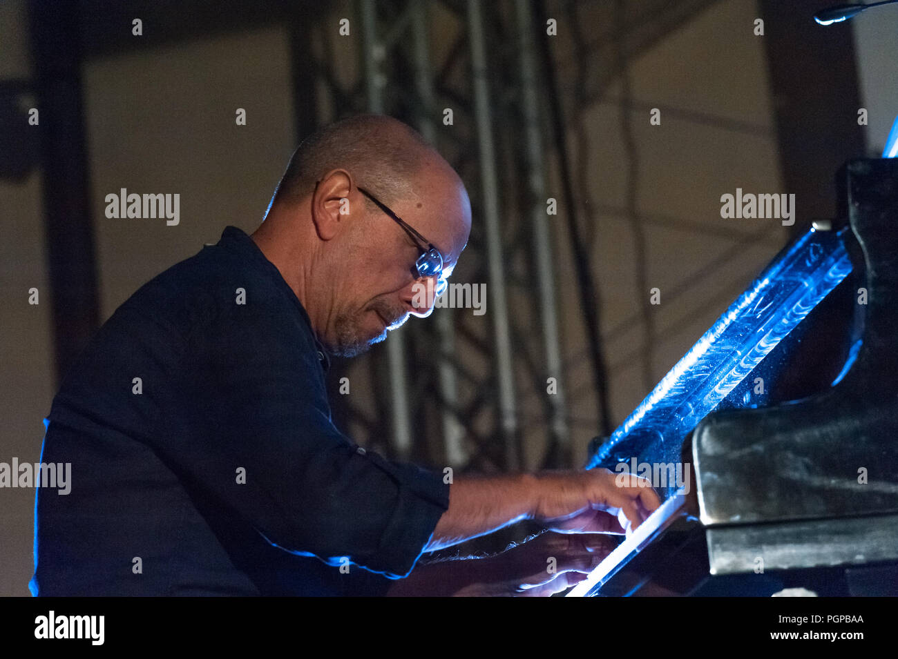 Rome, Italy. 26th Aug, 2018. The Italian drummer, band leader and ...