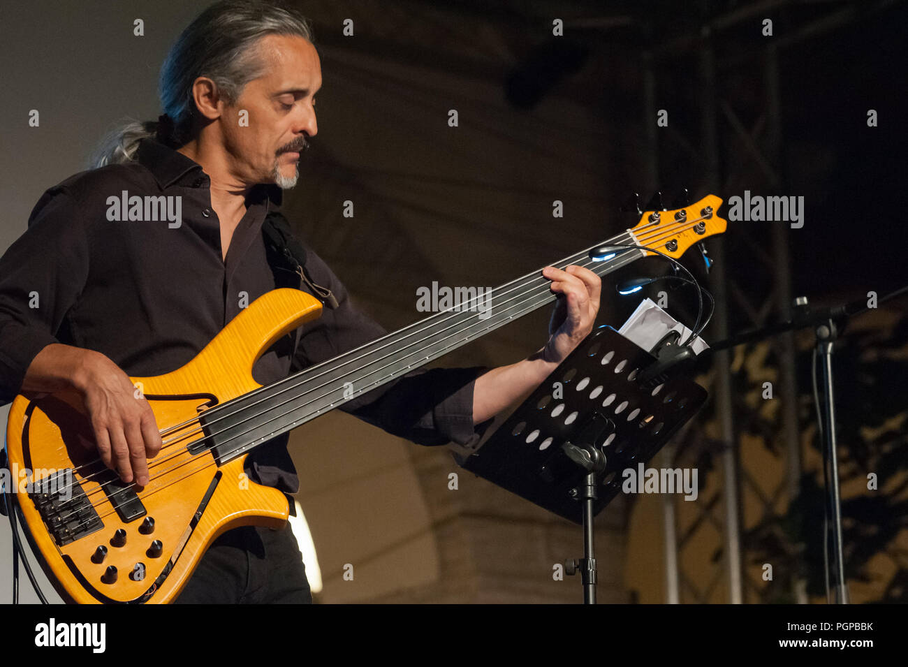 Rome, Italy. 26th Aug, 2018. The Italian drummer, band leader and ...