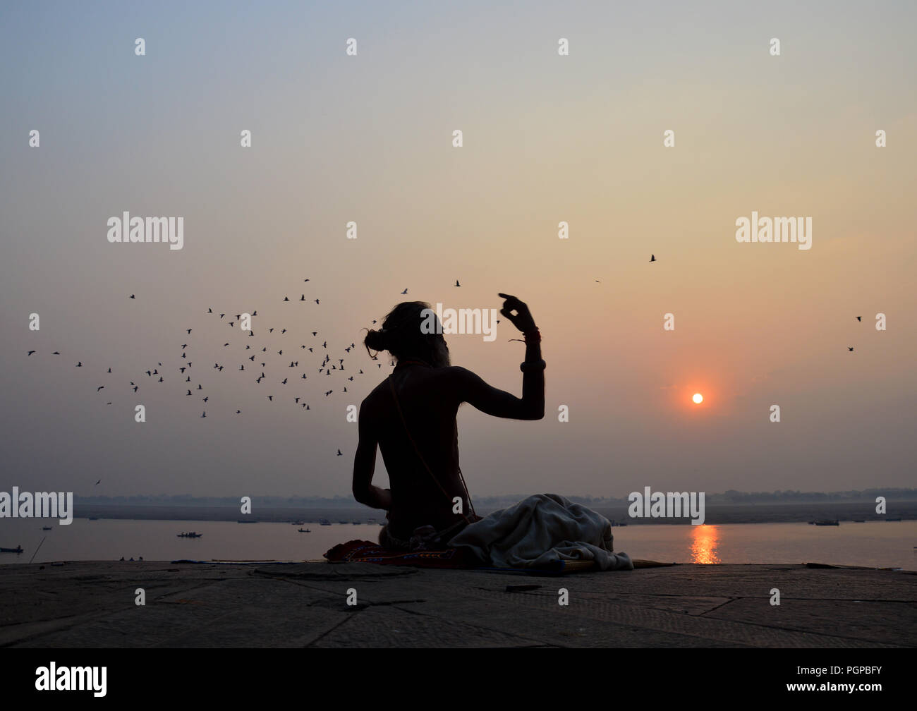 Foreign tourists in varanasi hi-res stock photography and images - Alamy