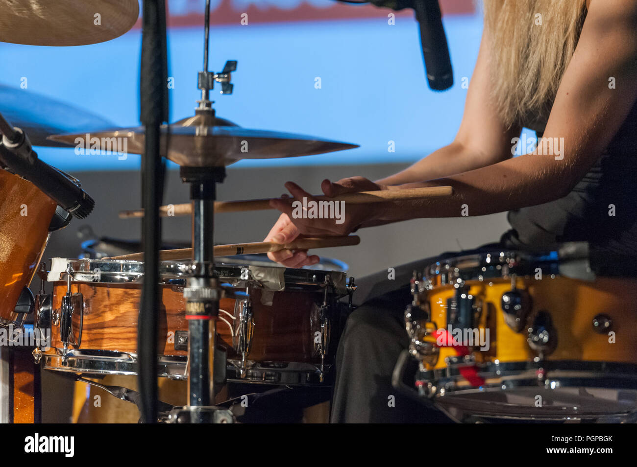 Rome, Italy. 26th Aug, 2018. The Italian drummer, band leader and ...