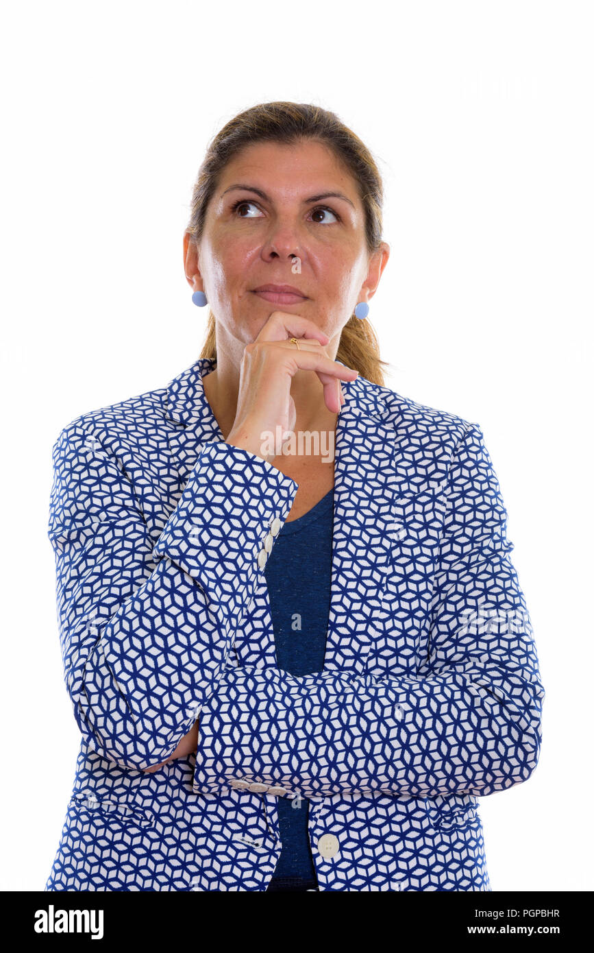 Business person 40s thinking hi-res stock photography and images - Alamy