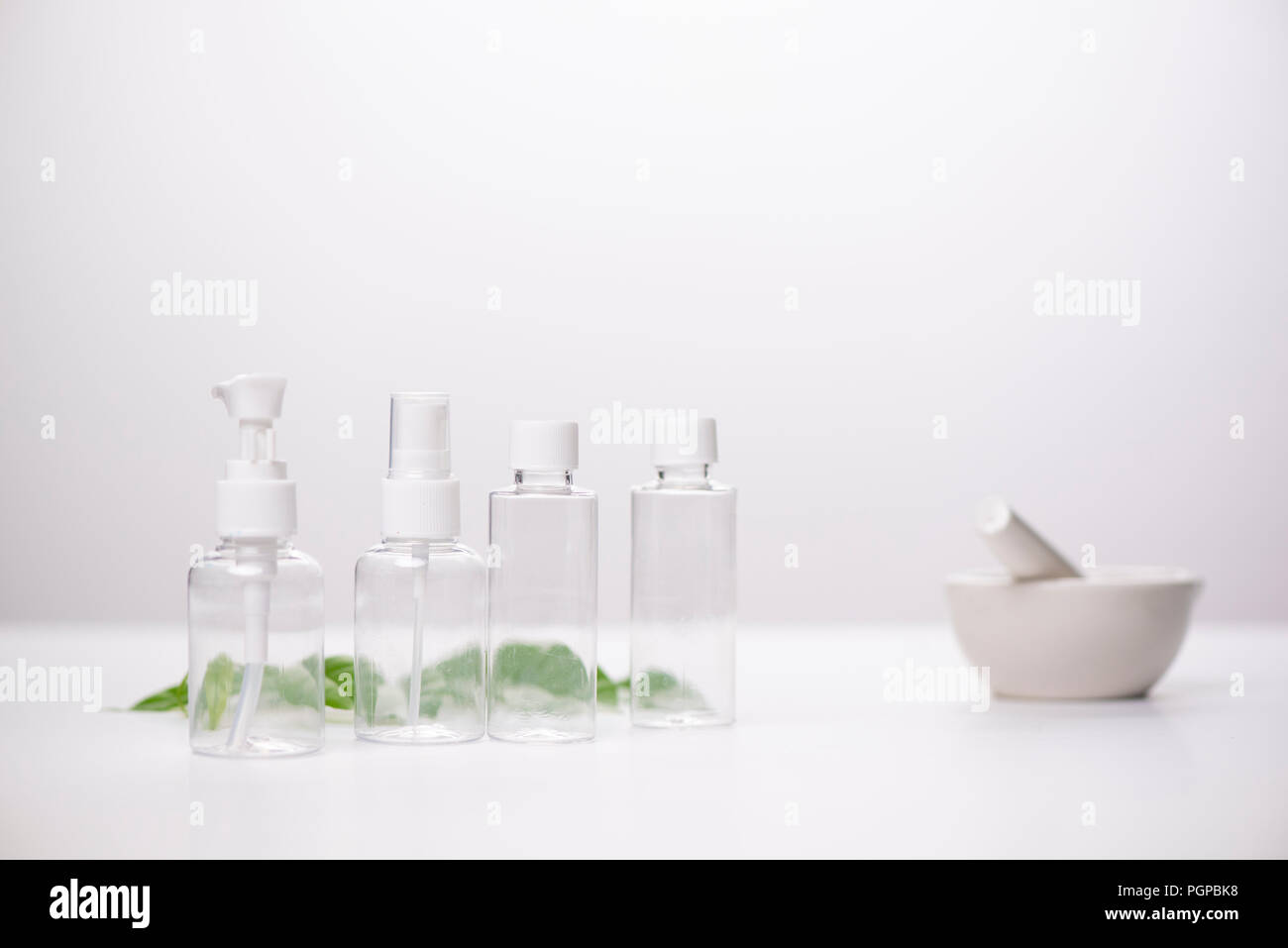 Healthcare creme production in laboratory. Creme products in lab ...