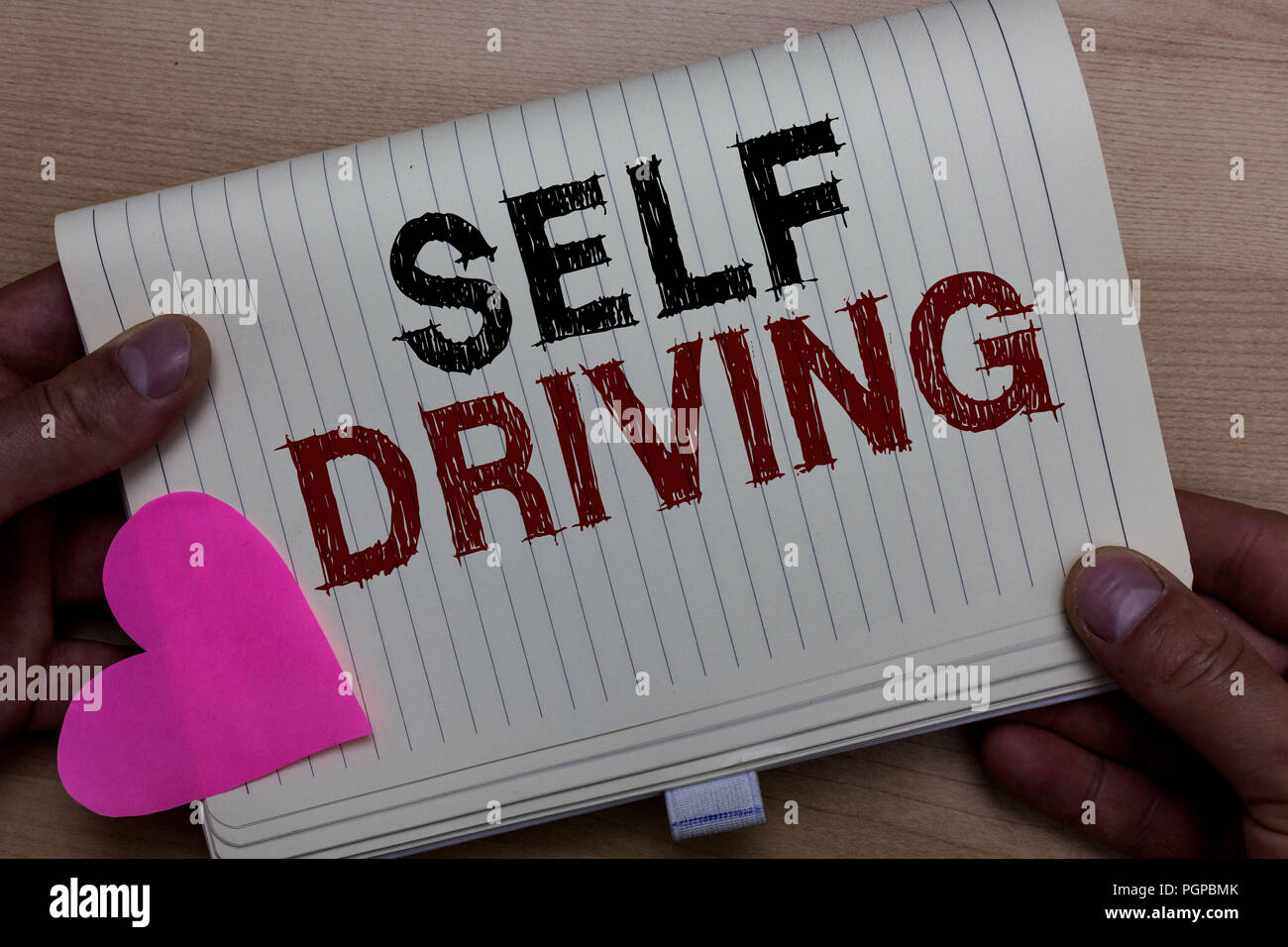 Word writing text Self Driving. Business concept for Autonomous vehicle ...