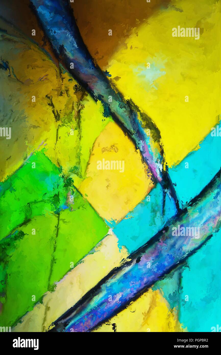 Digital abstract Painting Stock Photo - Alamy