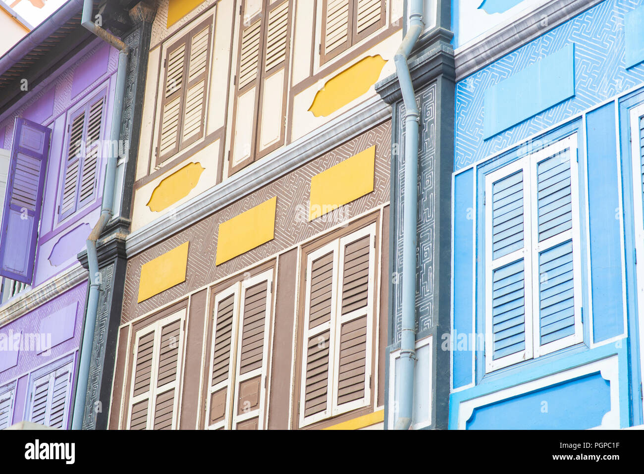 colorful of window and door texture background Stock Photo - Alamy