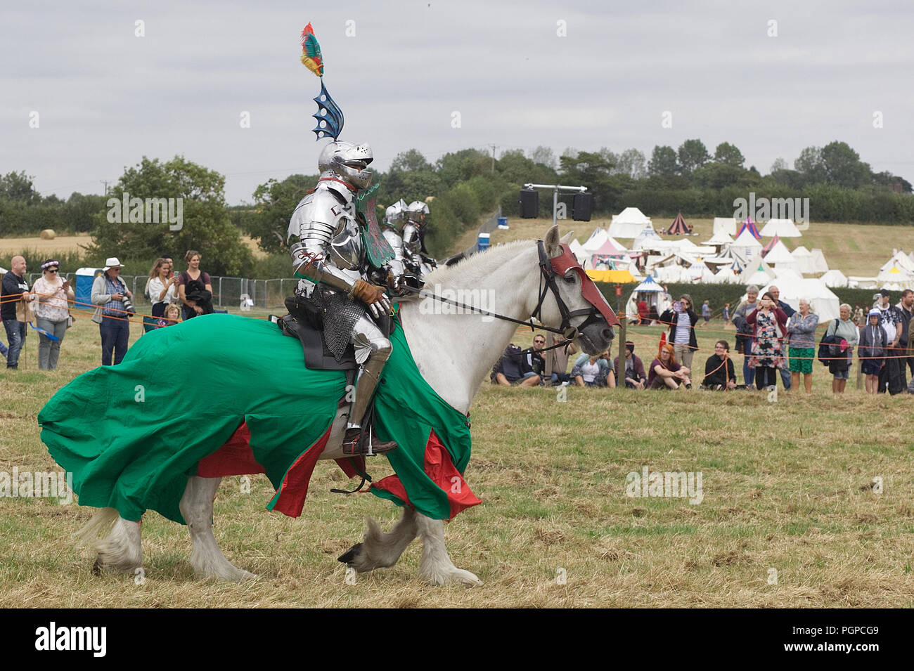 Knights of Nottingham, The Lords Joust Stock Photo - Alamy
