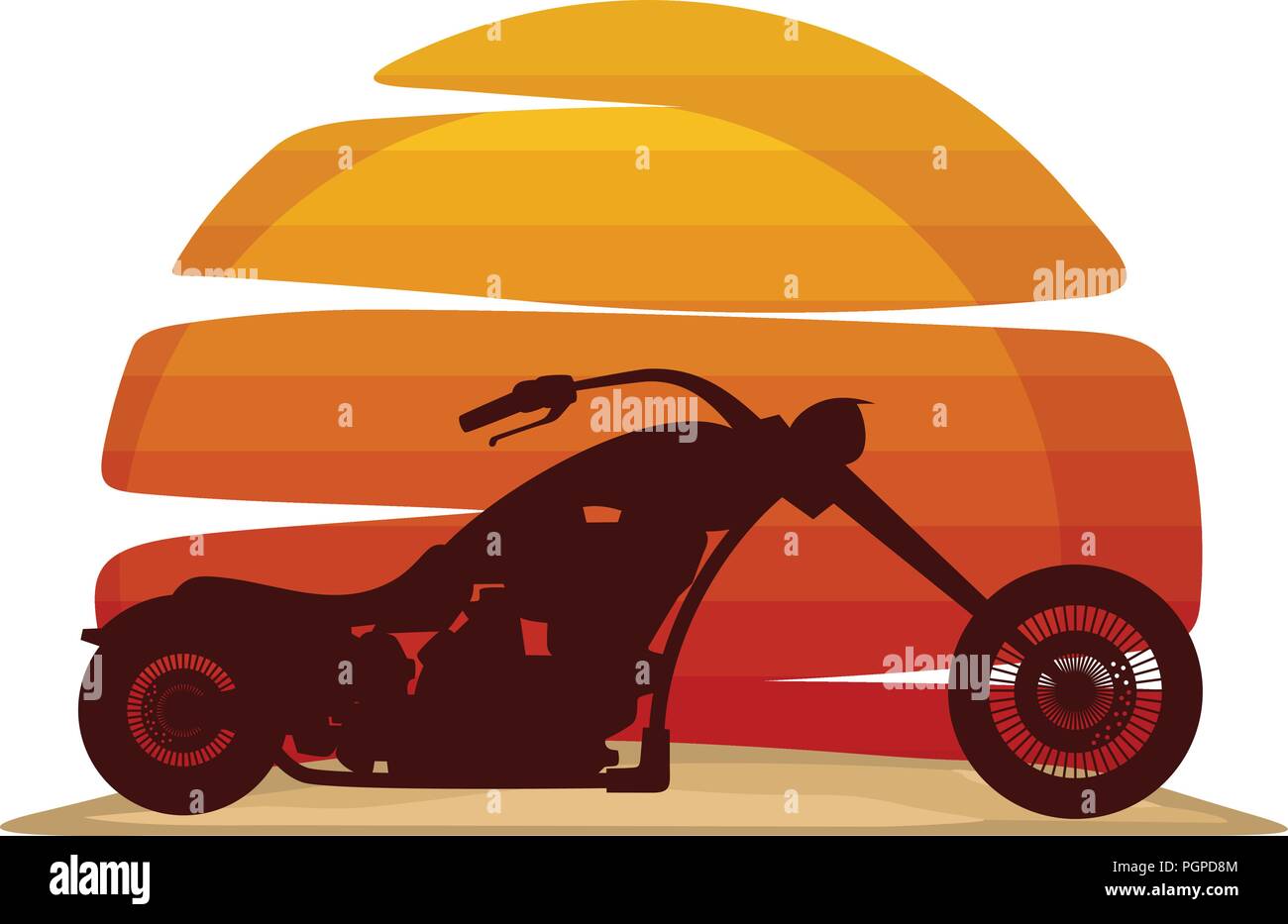 custom chopper motorbike sign symbol vector Stock Vector Image & Art ...