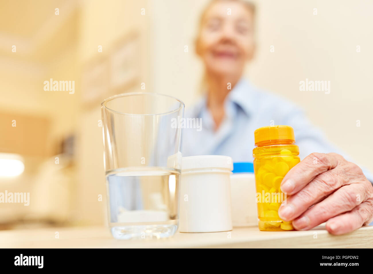 Various medications as therapy in the correct dosage for a patient ...