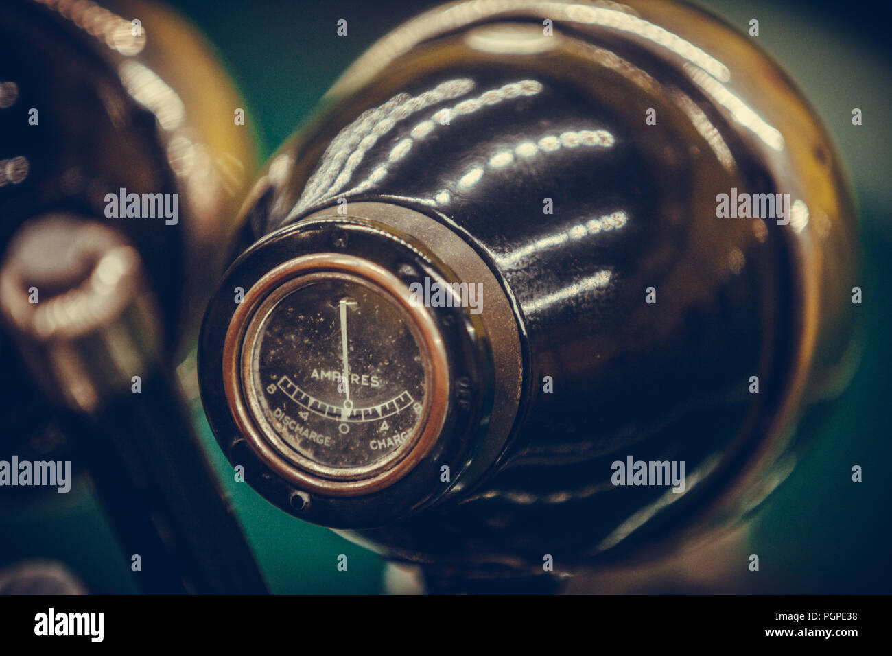 Old vintage ampere meter hi-res stock photography and images - Alamy