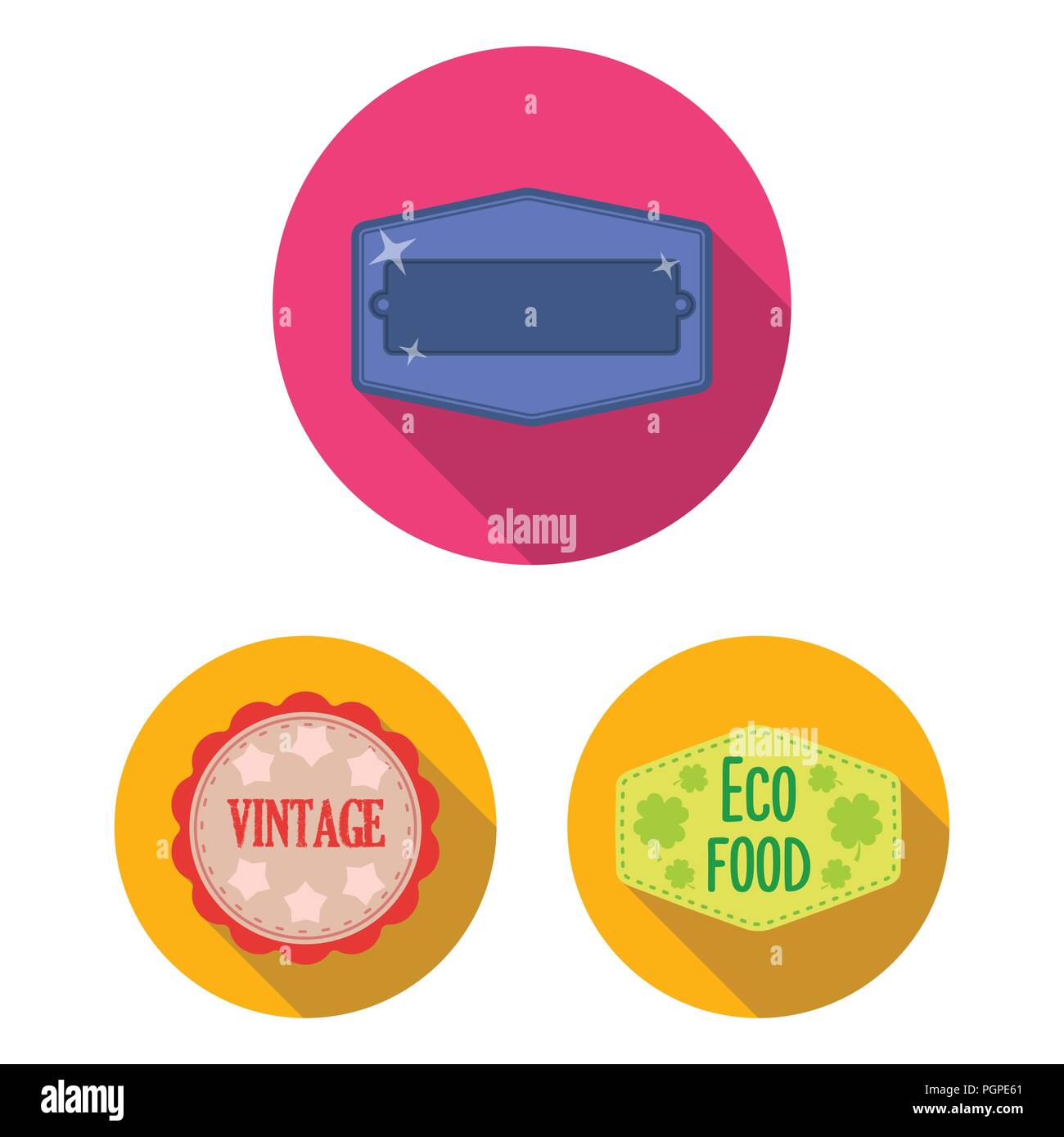 Different label flat icons in set collection for design. Index and ...