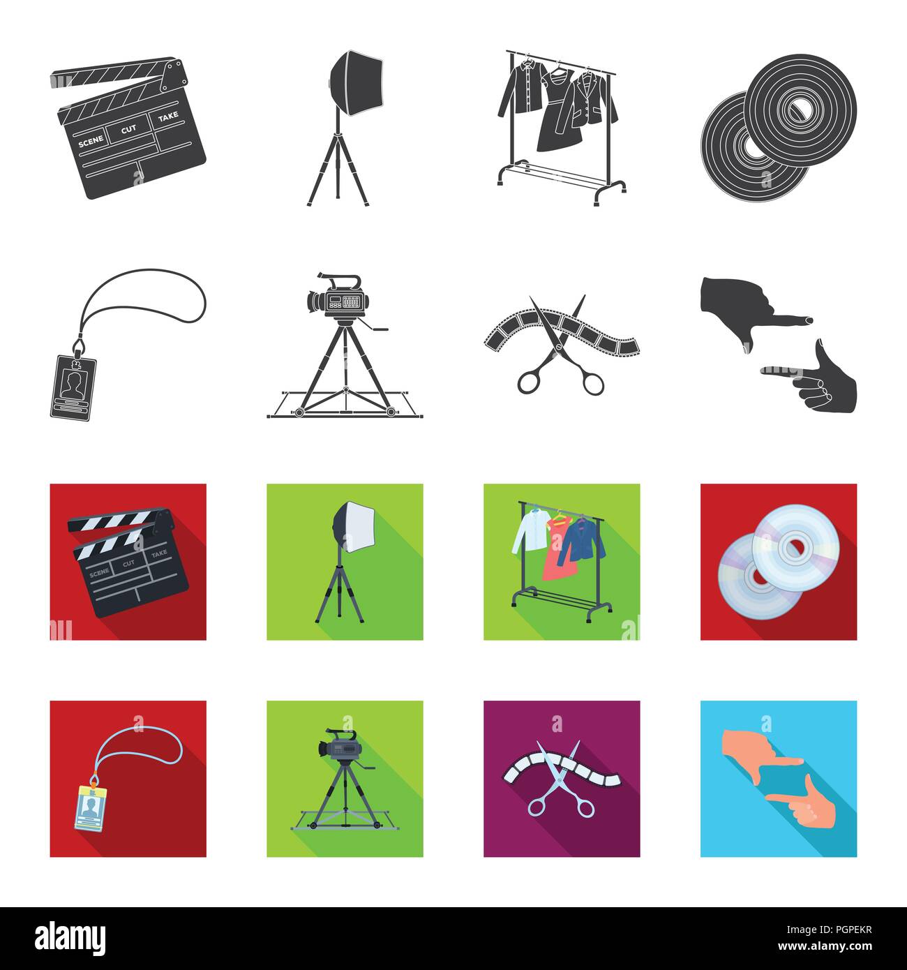 Badge, operator gesture and other accessories for the movie. Making ...