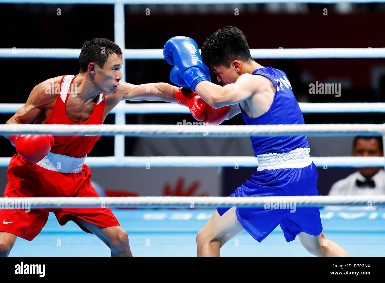 Jakarta, Indonesia. 27th Aug, 2018. Tomoya Tsuboi (JPN) Boxing : Men's ...