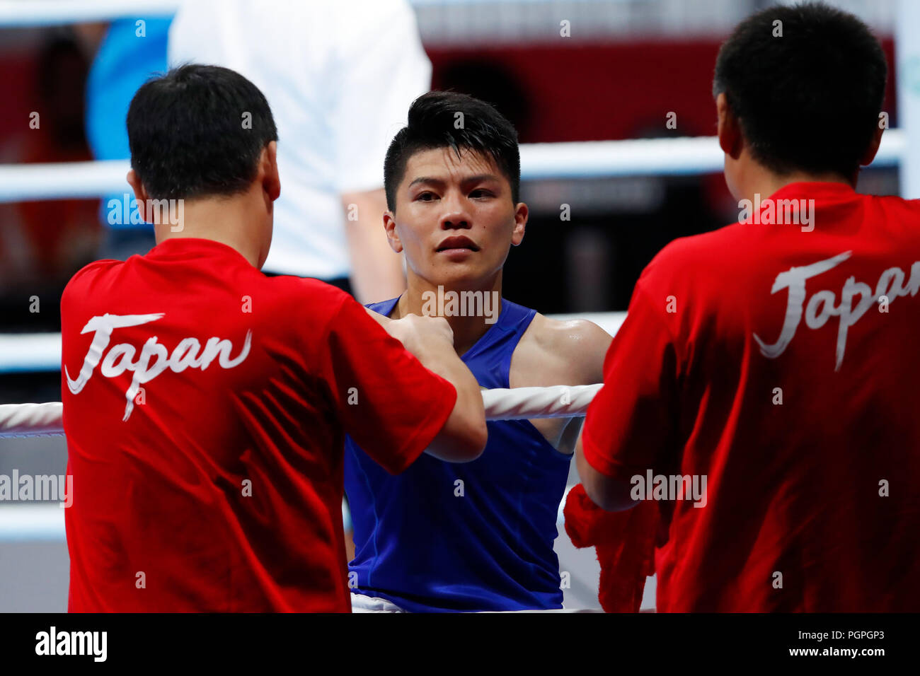Jakarta, Indonesia. 27th Aug, 2018. Tomoya Tsuboi (JPN) Boxing : Men's ...