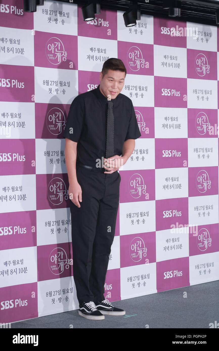 Seoul, Korea. 27th Aug, 2018. Seo Jang-hoon, Sung Yuri, BOOM and NARSHA ...