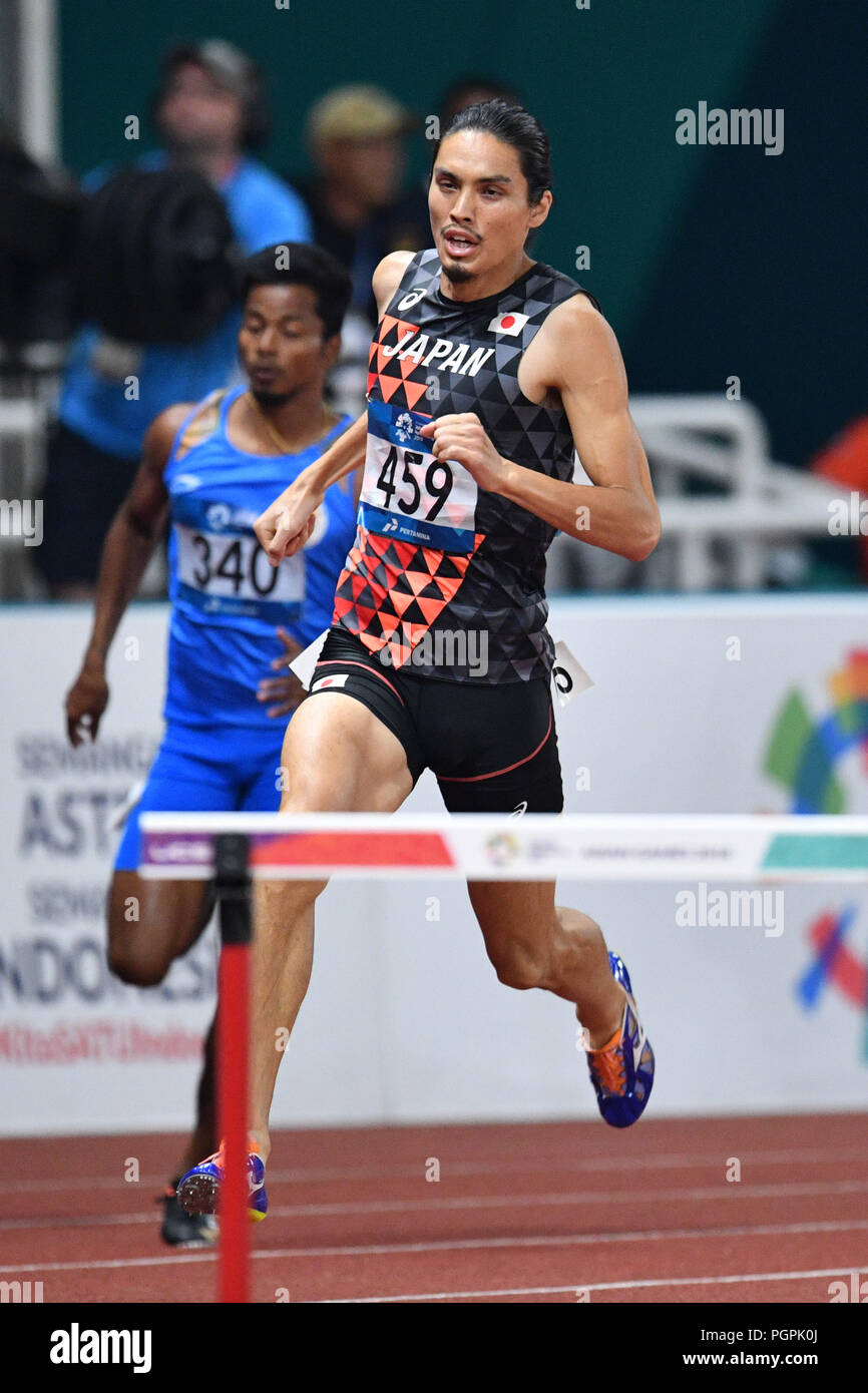 Jakarta, Indonesia. Credit: MATSUO. 27th Aug, 2018. Takatoshi Abe (JPN ...