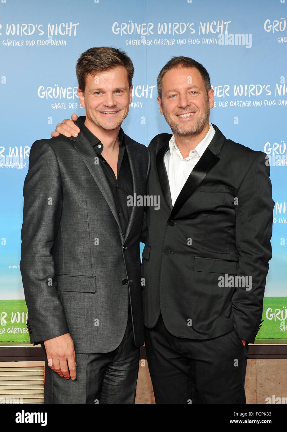Germany, Munich. 27th Aug, 2018. Director Florian Gallenberger (r) and ...