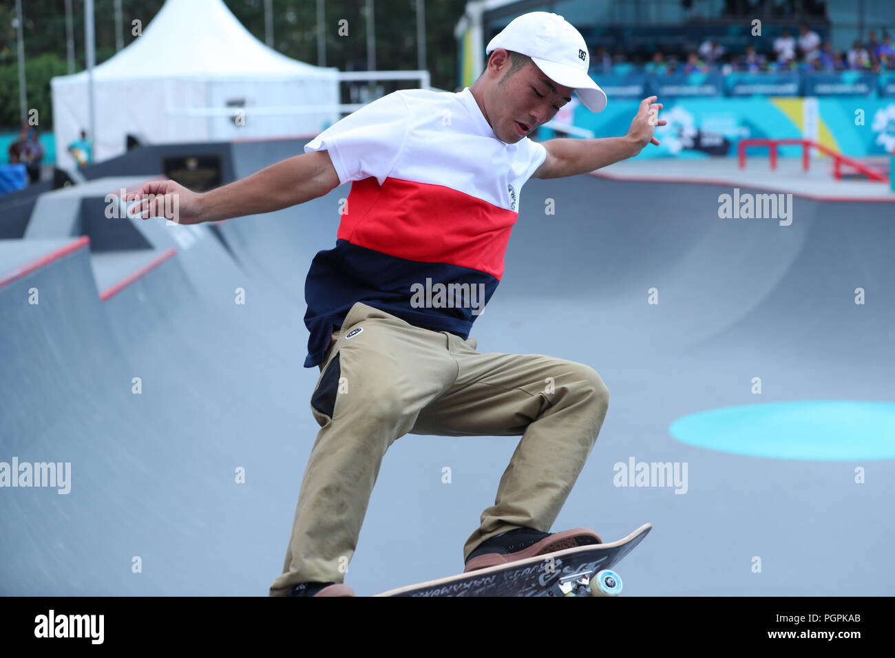 Palembang, Indonesia. 28th Aug, 2018. Kensuke Sasaoka (JPN ...