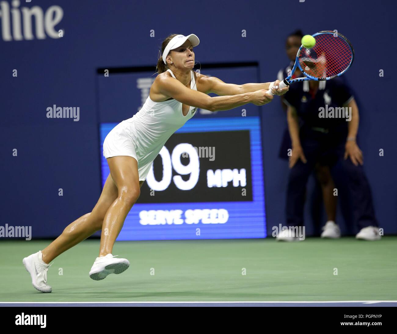 Magda Linette 2018 US Open Tennis Championships at the USTA Billie Jean ...