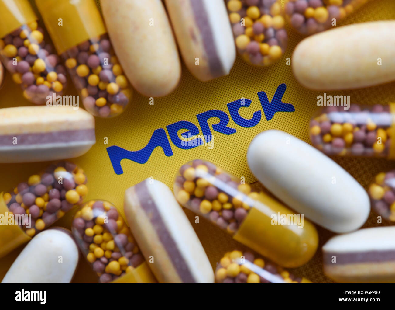 Frankfurt am Main, Germany. 25th Feb, 2016. Food supplement tablets ...