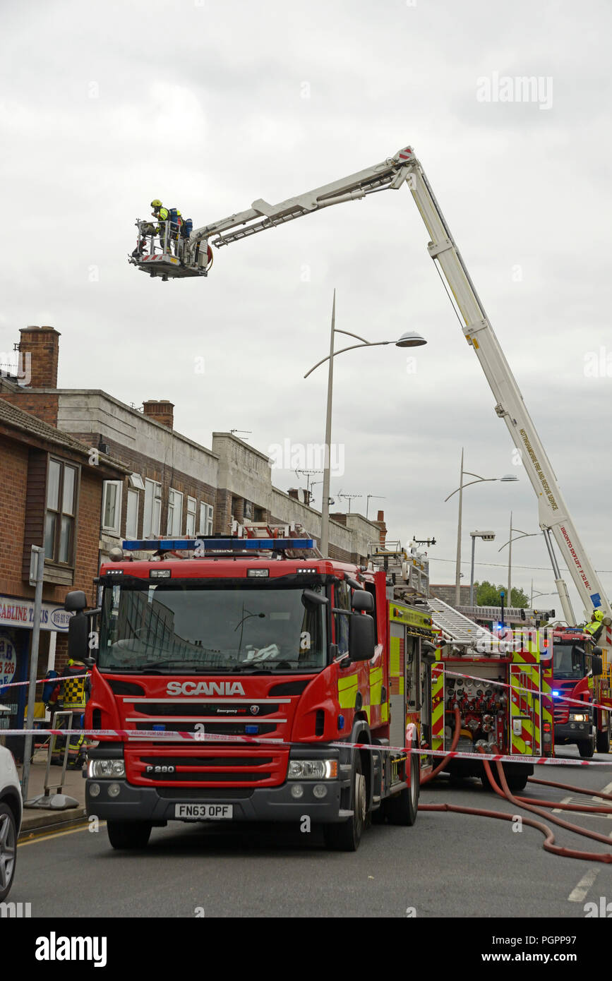 Nottingham fire engine hi-res stock photography and images - Alamy