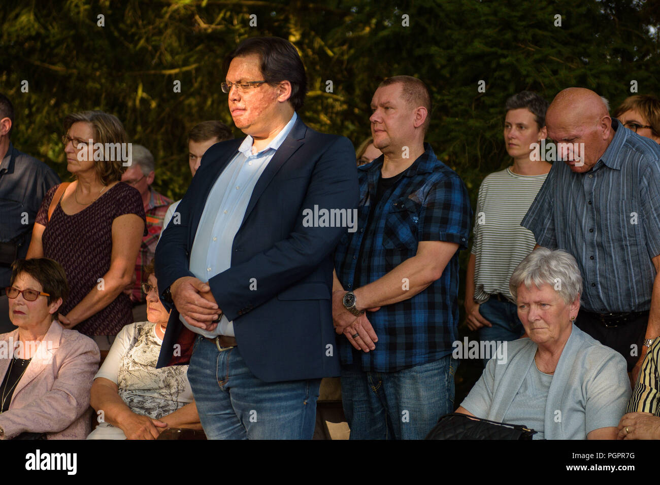 Ramstein-Miesenbach, Germany. 28th Aug, 2018. Marc-David Jung, who ...