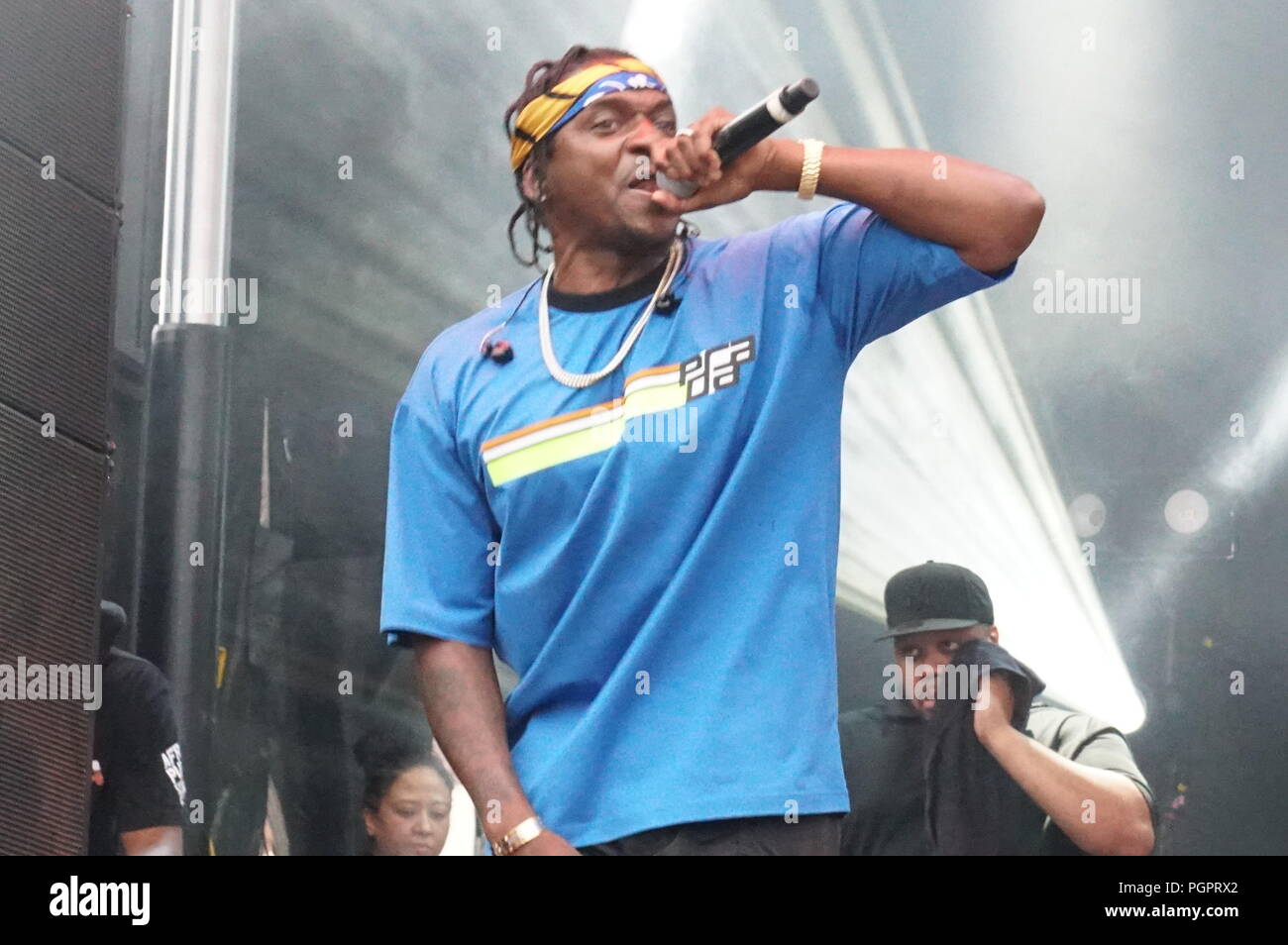 Pusha T at Afropunk performing his new album Daytona Stock Photo - Alamy
