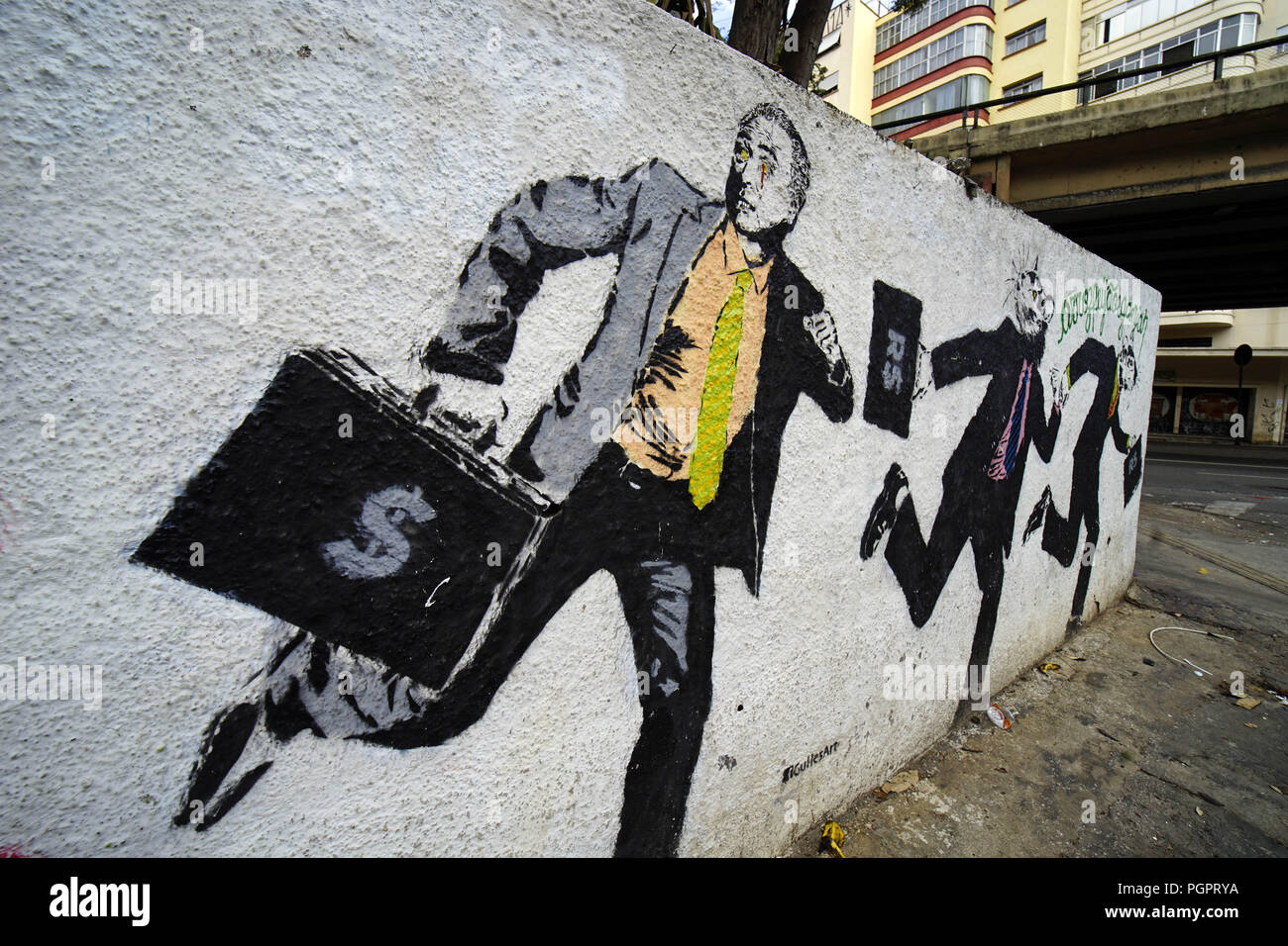 Corruption graffiti hi-res stock photography and images - Alamy
