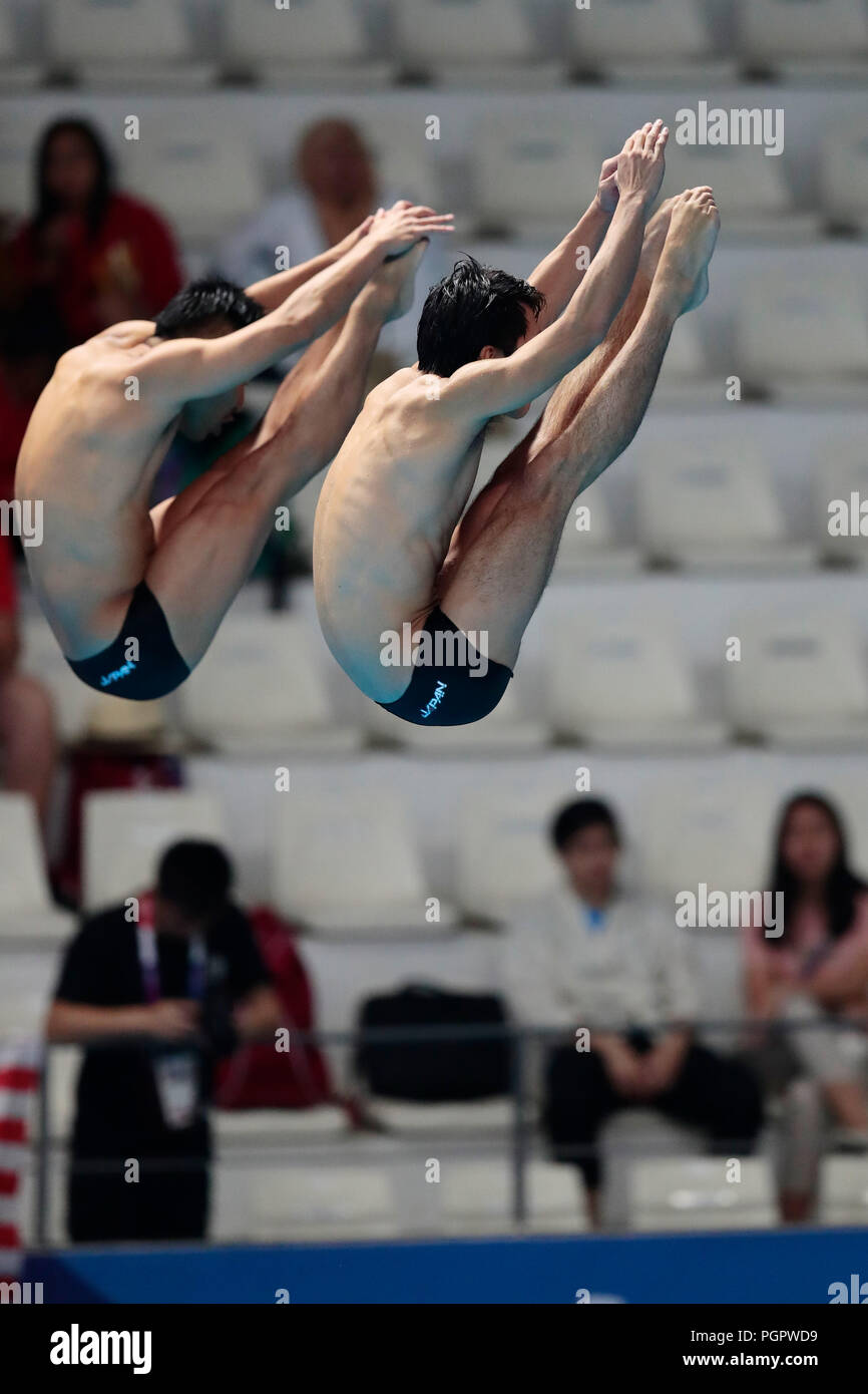 Jakarta, Indonesia. 28th Aug, 2018. Ken Terauchi & Sho Sakai (JPN ...