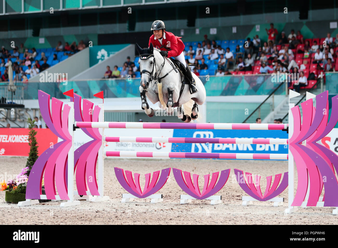 Jakarta, Indonesia. 28th Aug, 2018. Toshiki Masui (JPN) Equestrian ...