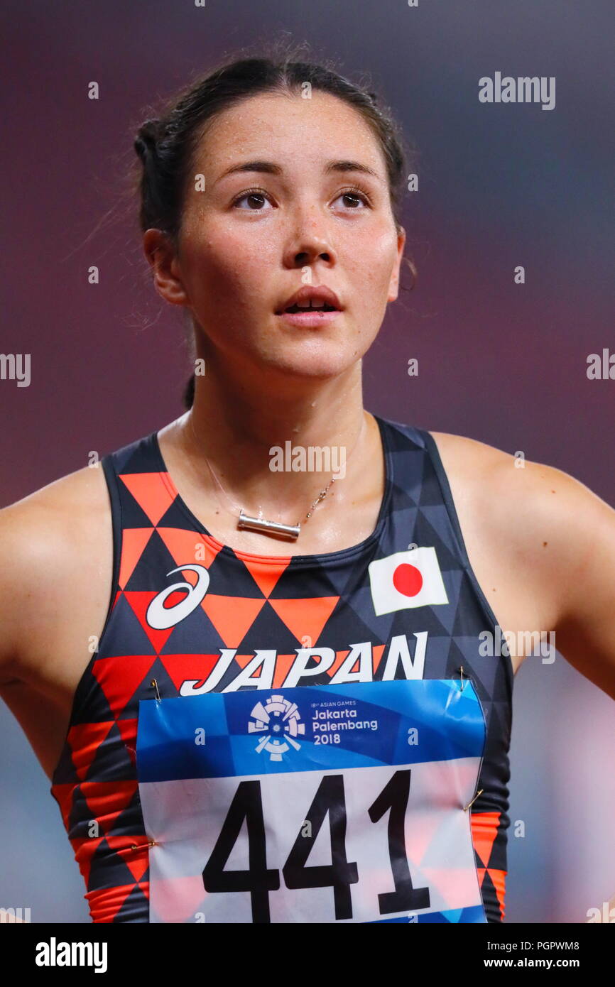 Jakarta, Indonesia. 28th Aug, 2018. Meg Hemphill (JPN) Athletics ...