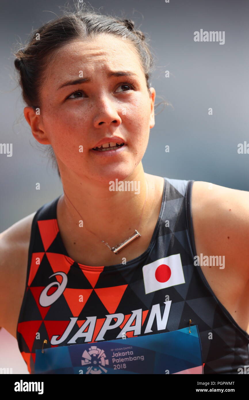 Jakarta, Indonesia. 28th Aug, 2018. Meg Hemphill (JPN) Athletics ...
