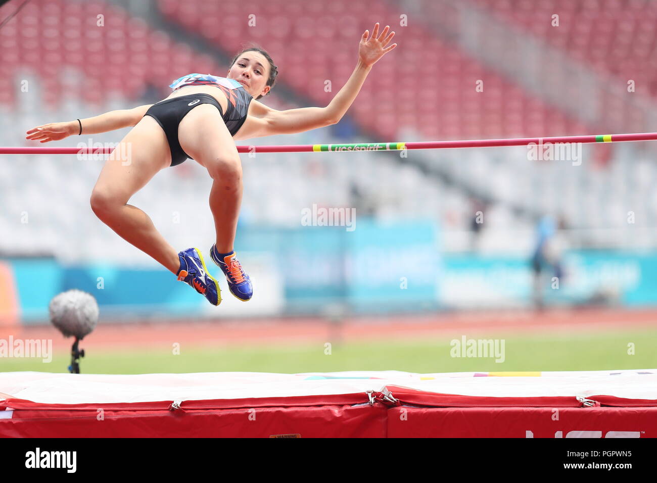 Jakarta, Indonesia. 28th Aug, 2018. Meg Hemphill (JPN) Athletics ...