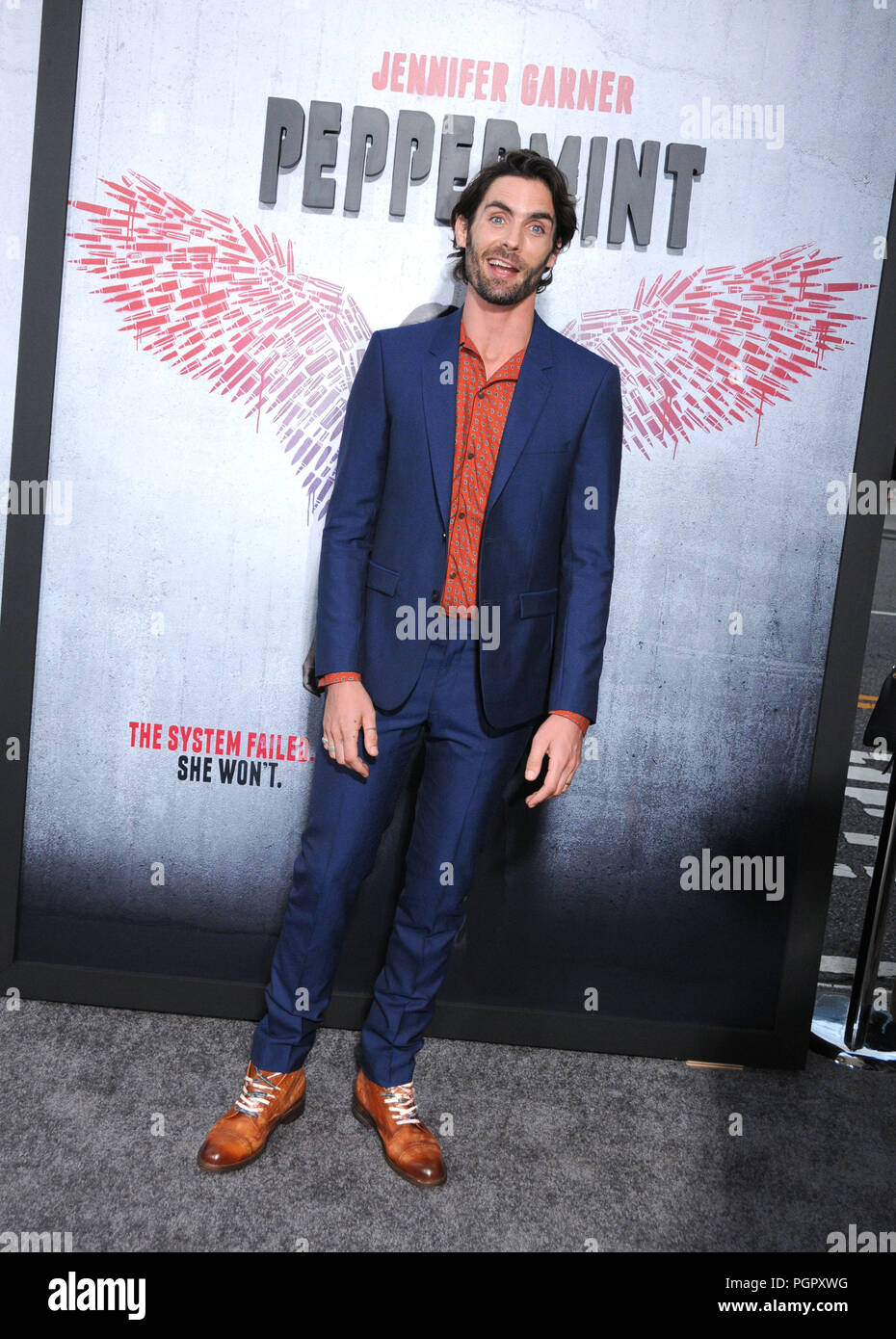 Los Angeles, USA. 28th Aug 2018. Musician/actor Tyson Ritter attends ...