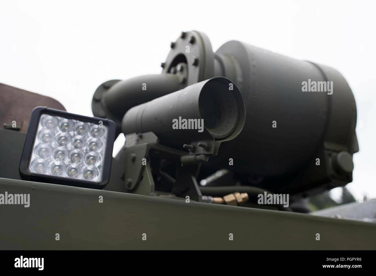 Russia. 29th Aug, 2018. 25 August 2018. Russian robotic fire-fighting ...