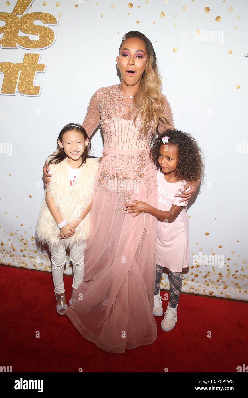 Hollywood, California, USA. 28th Aug, 2018. Allison, Mel B and Daughter ...