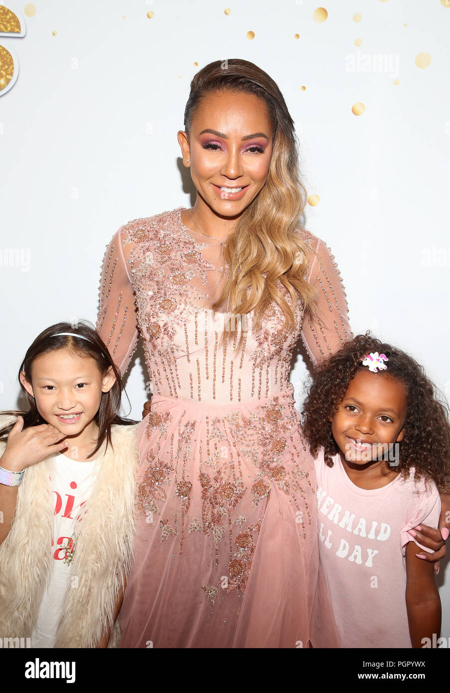 Hollywood, California, USA. 28th Aug, 2018. Allison, Mel B and Daughter ...