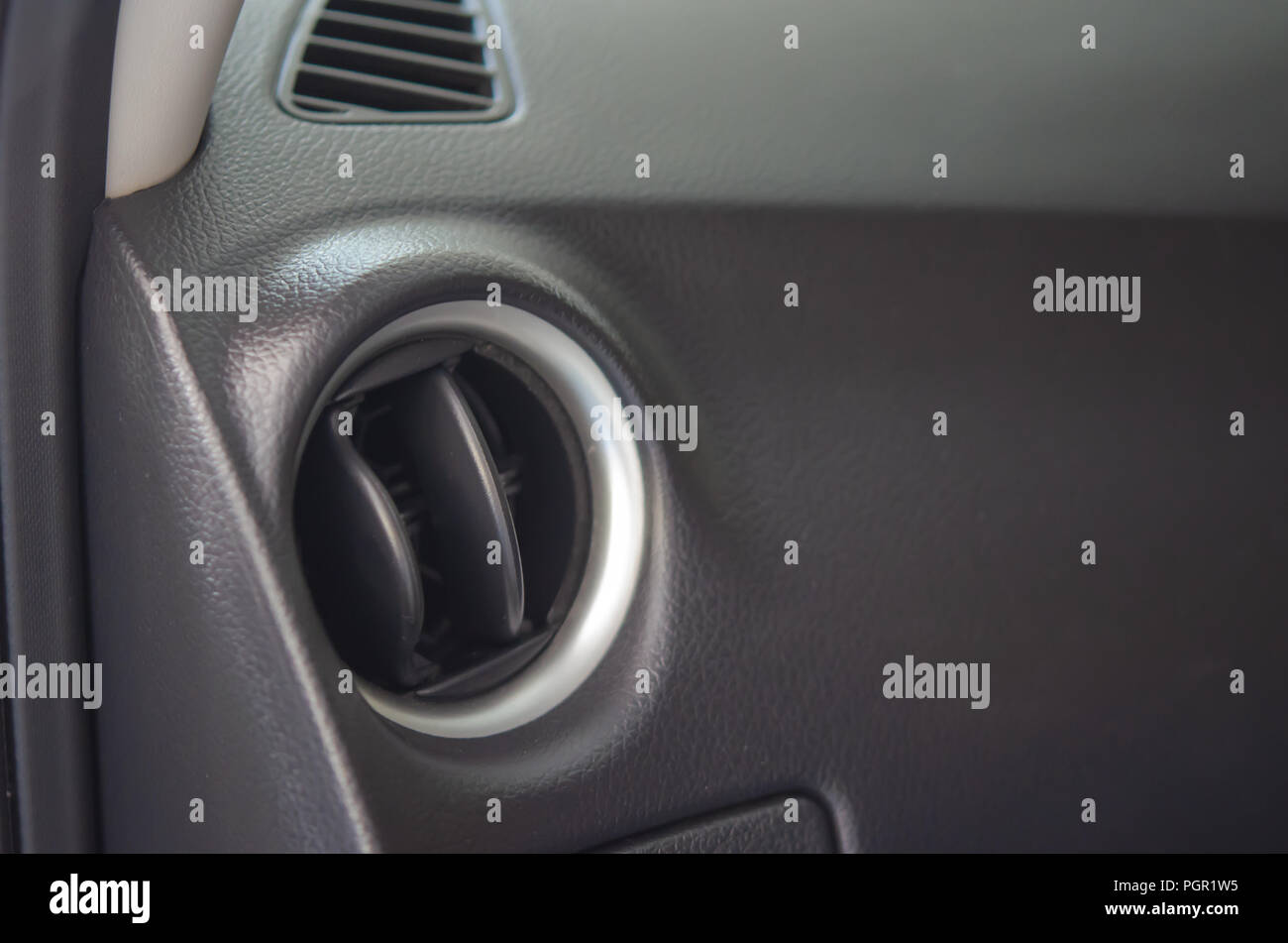 Car air conditioning. Detail interior of car Stock Photo - Alamy