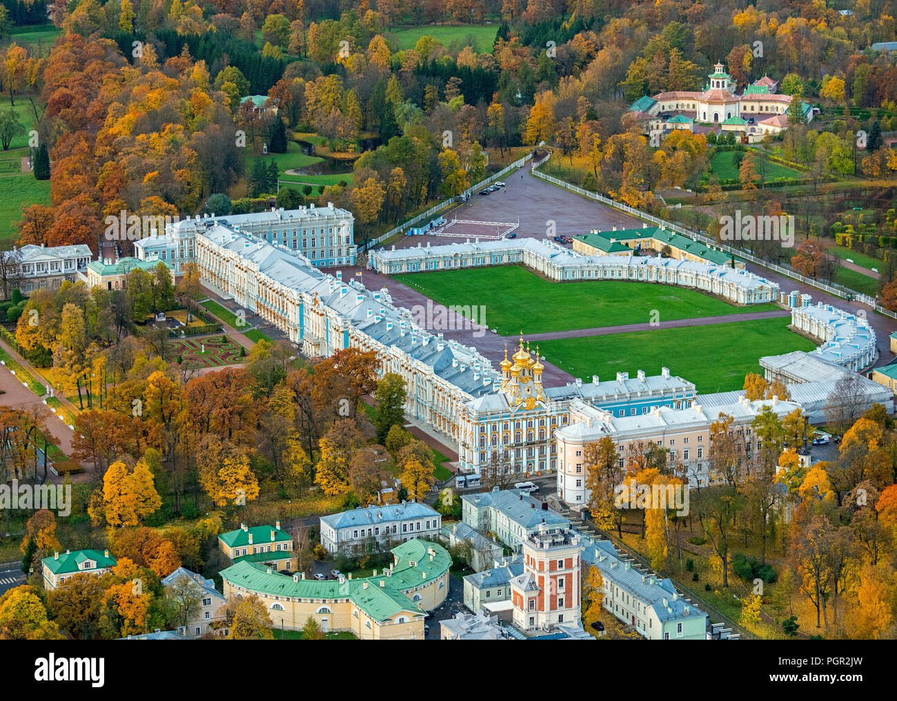 Catherine Palace Aerial View