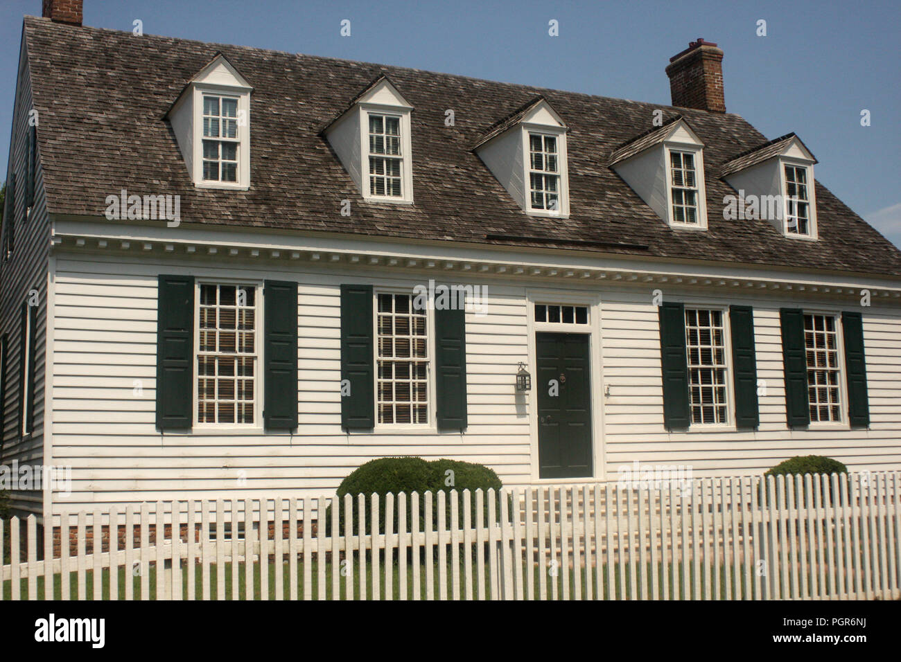 Yorktown, Virginia, USA. The Moore House, historic building significant ...